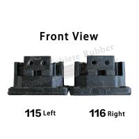 China Delong X3000 Dump Truck NBR Front Engine Mount Bracket for sale