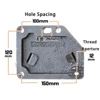 China Delong X3000 Dump Truck NBR Front Engine Mount Bracket for sale