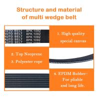China 8pk1092 Multi Wedge Belt Shanxi Delong M3000 Motor Belt / OUMAN / Wechai Engine for sale