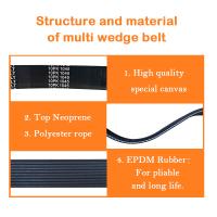 China OEM 612600061360 Delong Truck Wechai Engine V Belt 10pk1045 for sale