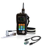 China Ultrasonic Wall Thickness Gauge 0.50-508mm Color A-Scan Echo-Echo Mode NDT Tester for sale