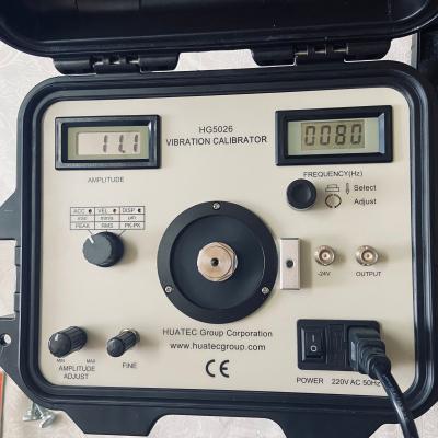 China HUATEC HG5026 Portable Vibration Calibrator 1-1280Hz Frequency Range 300×250×210mm Size for sale