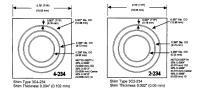 China Asme Quantitative Quality Magnetic Flux Indicator Qqi Test Shim 3c2-234 for sale