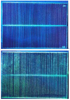 China Twin NiCr Sensitivity Panels Cracked Type I - 10-50μm Flaw Depth - ASTM E1417 ISO 3452 Compliant for sale