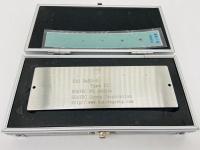 China Type II Penetrant Testing Panel 2.5mm Stainless Steel with 60µm Chrome Plating - ISO 3452-3 EN 10204 Certified for sale