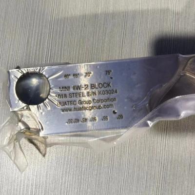 China ASTM E114-15 Carbon Steel Mini IIW 2 Calibration Test Block 1018 4 Inch for sale