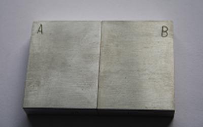 China ASTM E165 NDT Cracked Aluminum Test Blocks YM-A 76mm x 50mm for Dye Penetrant Sensitivity Testing for sale