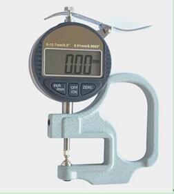 China Digital Dial Thickness Gauge 0.001mm Resolution 0-12.7mm Range with Interchangeable Contact Points for sale