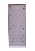 China Fineness of Grind Gauge 0-100μm Stainless Steel Single Double Triple Channel ISO1524 for sale