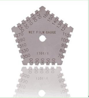 China Stainless Steel Wet Film Thickness Gauge 20-350μm Paint Coating Gage for sale