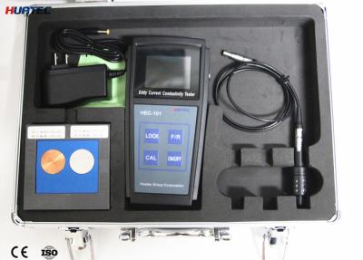 China HUATEC HEC-101 60KHz/120KHz Digital Eddy Current Conductivity Meter for Non-Ferrous Metals for sale