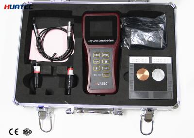 China HEC-102 Digital Portable Eddy Current Conductivity Meter 60KHz 0.5-110% IACS Range for Non-Ferrous Metals for sale