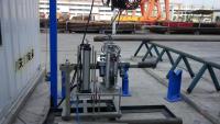 China Mobile Drill Pipe Magnetic Flux Leakage Detection Equipment HMTD 73mm-140mm for sale