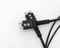 China RG174 BNC Cable Connectors with 20μm Gold Plating for Ultrasonic Flaw Detection - LEMO 00/01 & Microdot Compatible for sale