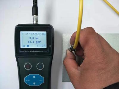 China TG-6101 Portable Coating Thickness Gauge with 1500μm Range and Mini-USB Interface for Industrial Measurement for sale