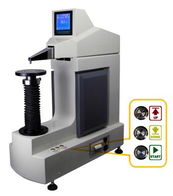China HR3300 Rockwell Hardness Testing Machine 690mm × 280mm × 860mm with 30 Scales and 0.5% Accuracy for sale