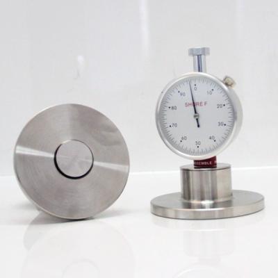 China HUATEC LX-F Sponge Hardness Tester 0-100 Scale with 2.5mm Needle Travel for Foam and Rubber Testing for sale