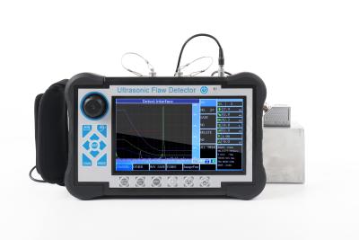 China SD Card Touch Screen Portable Ultrasonic Flaw Detector 7 Inch 500 Channels Auto Calibration for sale