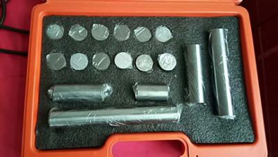 China 5 Step Inch and Millimeter Ultrasonic Calibration Block for Thickness Testing for sale