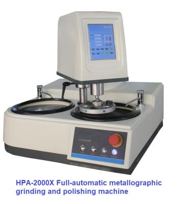China HUATEC HPA-1000X & HPA-2000X Full Automatic Metallographic Polishing Machine - 254mm Disk, 30-200N Load, 6 Sample Capacity for sale