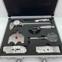 China Huatec Welding Gauge Kit 7-Piece Stainless Steel Set with 0-150mm Caliper for Undercut Depth Measurement for sale