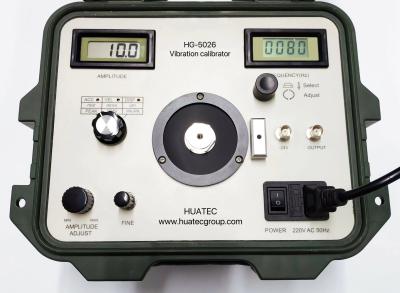 China HG-5026 Portable Handheld Vibration Calibrator with 1-1280Hz Frequency Range and 6kg Weight for Industrial Testing for sale