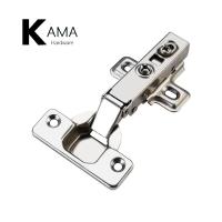 China 35mm Clip On Wardrobe Furniture Cabinet Hinges Kitchen Nickel Plated Finish for sale
