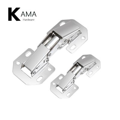 China Hydraulic 1.2mm Thick Cabinet Door Hinges 90 Degree Concealed Aluminum for sale