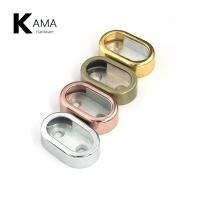 China Antique Furniture Fittings Hardware 16x32mm Tube Holder Bracket for sale