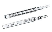 China 3 Fold Steel Soft Close Drawer Slides 38mm Replacement Kitchen Drawer Runners for sale