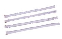 China Mini Special Cabinet Drawer Slides Soft Close Powder Coated 12