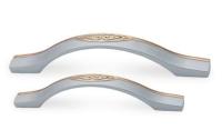 China Zinc Alloy Kitchen Cabinet And Drawer Handles European Style 128/160mm for sale