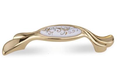 China Zinc+Ceramic Door/Drawer/Furniture/Cabinet/ Handle 96/128mm for sale