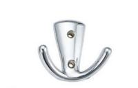 China Silver Zinc Alloy Hat And Coat Hooks , Wall Mounted Hat Rack Coat Hooks for sale