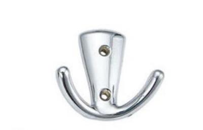 China Silver Zinc Alloy Hat And Coat Hooks , Wall Mounted Hat Rack Coat Hooks for sale