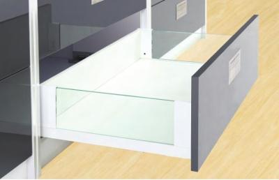 China Double Wall Tandembox Drawer Systems Soft Closing With Glass Side Panel for sale