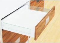 China Soft Close Twin Wall Kitchen Tandem Box With Glass Side Panel OEM Service for sale