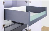 China Glass front panel High inner Drawer Tandem box cold rolled steel 270-550mm for sale