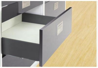 China High Drawer Tandem box Self closing cold rolled steel 300-550mm for sale