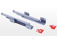 China Heavy Style Concealed Self Closing Drawer Slides Full Extension With Clips for sale