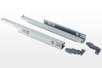 China Full Extension Furniture Fittings Hardware Concealed Cabinet Drawer Slides Soft Close for sale