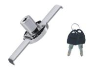 China Nickel Plated / Black Cabinet And Drawer Locks Endurable Zinc Alloy For Office for sale