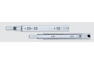 China Stainless Steel Soft Close Drawer Slides Full Extension 3 Fold With 50kgs Capacity for sale