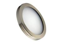 China Circular Shape Furniture Cabinet Lighting , Magnet Surface Mounted LED Cabinet Lighting for sale