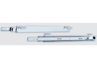 China Black Zinc Plated Replacement Drawer Slides With Bottom Support System for sale