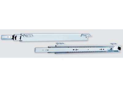 China Black Zinc Plated Replacement Drawer Slides With Bottom Support System for sale