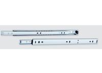 China Side Installation Soft Close Drawer Slides With 3 Extension Zinc Plated for sale
