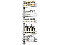 China Flexible Kitchen Cabinet Basket / Multi - Layers Kitchen Rotating Shelf For Spices for sale