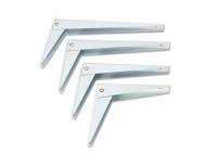 China L Shape Foldable Triangle Wall Shelf / Cold Rolled Steel Triangle Wall Bracket 8-14