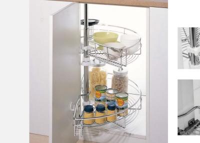 China 2 Layers Kitchen Pull Out Basket Storage Iron Steel Suspension Basket for sale